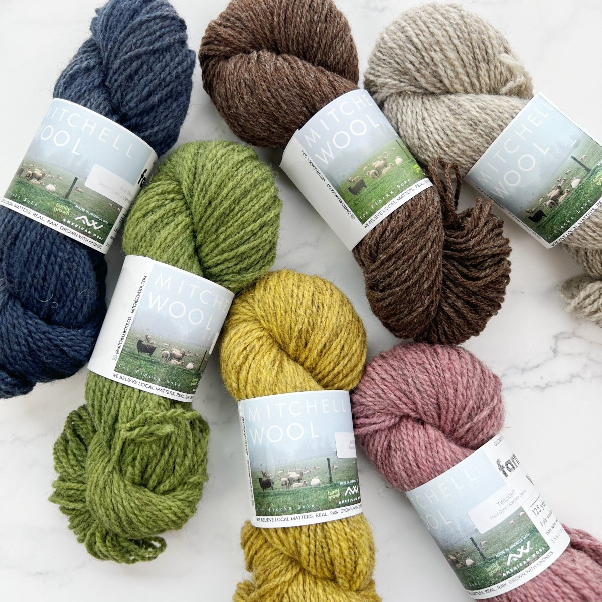 Mitchell Wool Farm Friends Worsted - Mitchell Wool Co. - Yarn - Knotty Lamb